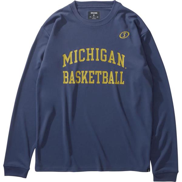 商品の説明MICHIGAN BASKETBALLをアーチロゴで配したカレッジ風長袖Tシャツ素材・材質ポリエステル100%原産国中国カラーネイビー