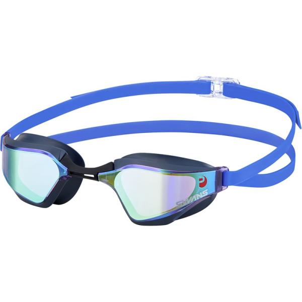 流水抵抗の低減を実現した「カーブレンズ」クッション付モデル。くもり止め効果長持ち４倍の「ＰＲＥＭＩＵＭ　ＡＮＴＩ−ＦＯＧ」を採用。飛び込みやターンでブレない３Ｄクッション付レーシングゴーグル。ＦＩＮＡ承認モデル。素材：アイカップ/ポリカーボ...