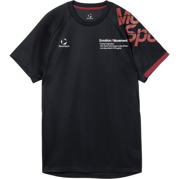 肩部分のグラフィックがデザインポイントの半袖プラクティスシャツです。バレーボールに特化した設計を採用しています。具体的には 1. 肩甲骨部分のストレスを軽減するため、脇下から肩甲骨部分にゆとりを持たせつつ、背面を 1 枚構造にしています。2...