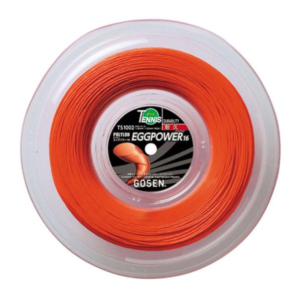 テニス界で注目の「エッグボール」のために開発されたスペシャルガット。世界初の独自形状が超攻撃型ボールを生み出します'素材：共重合ポリエステルモノフィラメント、特殊加工ゲージ：１．３０ｍｍ〜１．３２ｍｍ（１６ＧＡ．）長さ：２００ｍ（６６０ＦＴ...