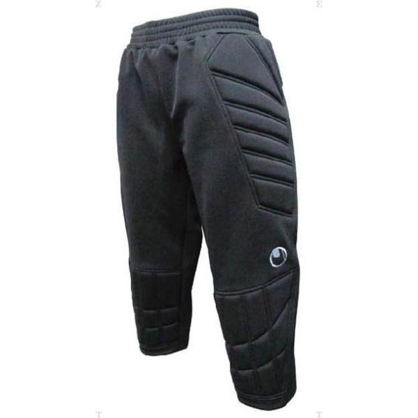 uhlsport ゴールキーパー 3/4パンツ吸汗速乾性に優れ、オールシーズン使用できるアナトミカルヒップサイドパッドニーパッド付の3/4パンツ■カラー：ブラック(19)■素材：ポリエステル、ポリウレタン■サイズ：4S/3S/SS/S/M/...