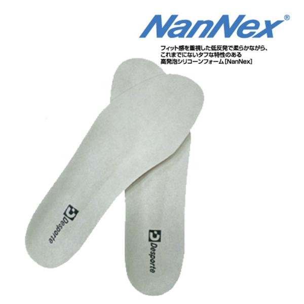 Desporte カップインソール 踵部にデスポルチフットサルシューズPROモデルでご好評いただいた「NanNex」採用しております。■サイズSS（23.0cm〜24.0cm） S （24.5cm〜25.5cm）M （26.0cm〜27.0...