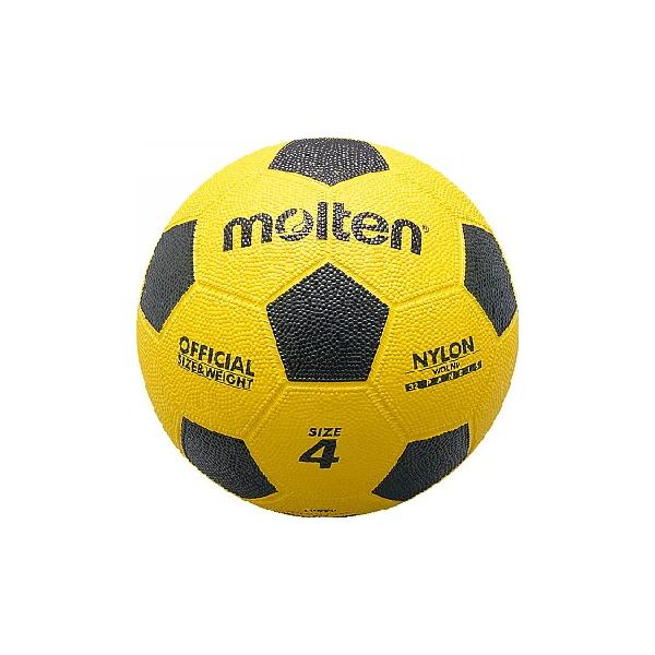 サッカーボール●素材ゴム●サイズ4号球●カラー黄黒●仕様突き抜け防止バルブ●生産国タイ製