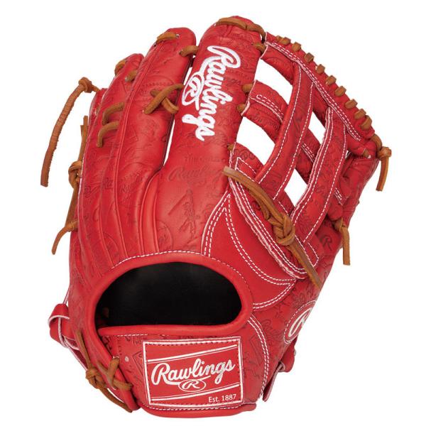 商品説明ローリングスロゴをのレザーにスタンプした軟式用限定グラブ背面紐、逆とじ、小指2本入れ設計素材:表革/US ステアレザー、裏革/ソフトステアレザー原産国:Philippinesカラー:(SC)スカーレットグラブポジション:外野手用サイ...