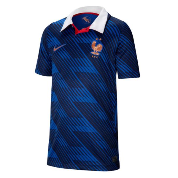 NIKE ジュニア フランス代表 FFF 2026 スタジアム ホームジュニア ナイキ Dri-FIT サッカー レプリカ ユニフォームNikeが贈るFFF?2026?ホームユニフォーム?トップス。今日の現代的で多文化なフランスを称えるこの...