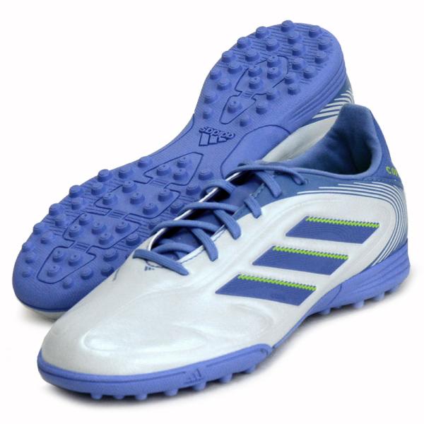 adidas COPA PURE 3 LEAGUE TF J 足を包み込むような快適な履き心地が魅力の、ジュニア用コパ　ピュア 3 LEAGUE。柔らかいレザーのような風合いの合成素材フュージョンフィールをアッパーに採用し、前足部に正確なボ...