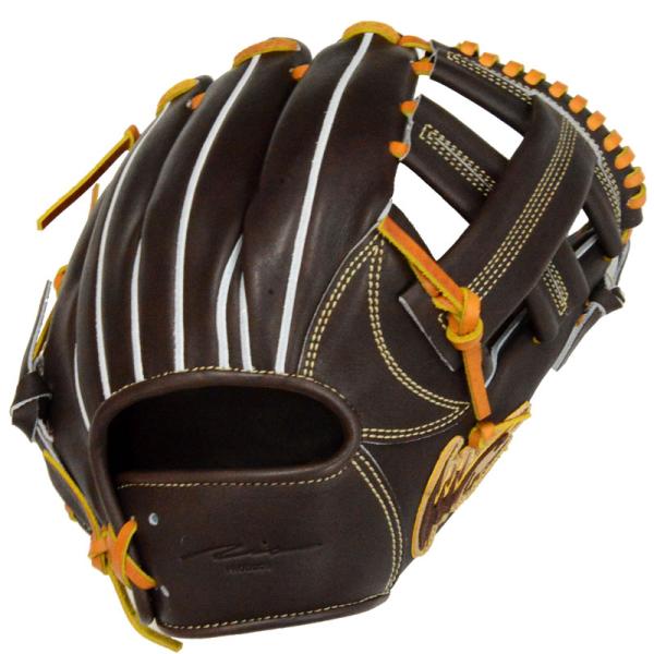 硬式グラブ ジーリアルコレクション大引啓次選手モデル 内野手用「柔」と「剛」を兼ね備えたステアレザー。芯にもこだわり自然な手の形を追求したジーリアルコレクション。親指・中指・薬指・薬指ポイント設計。大引啓次選手モデル■内野手用■天然皮革　ス...