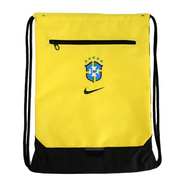 NIKE ブラジル代表 26/27 アカデミー ジムサック ブラジル代表、大人 メンズ用ジムバッグ。ドローストリング付きの軽量マルチバッグ。外側に小物を個別に収納可能なジッパーポケット付き。下部にメッシュを配し通気性を確保。■カラー：(72...