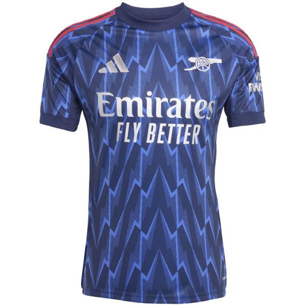 adidas アーセナル 25/26 アウェイユニフォーム試合にエネルギーを送り込む、アーセナル サポータージャージー。アーセナルの歴史を振り返ると、クラブのユニフォームと稲妻模様は切っても切り離せないものであることがわかる。今シーズンのジ...