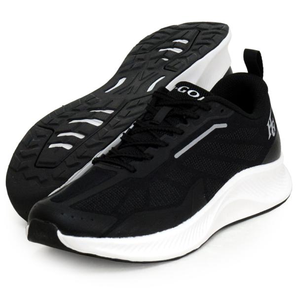 HI-GOLD ランニングシューズハイゴールドのフットウエア史上最軽量でカラフルなランニングシューズ■アッパーのイン・アウトサイドにシューズ内の蒸れを外側へ排出することに特化した「エアベンチレーションパネル」搭載。■アウトソールは直進歩行性...