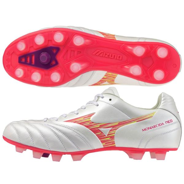 MIZUNO モナルシーダNEO3 WIDE ELITE (MONARCIDA) 軽量・柔軟・素足感覚モレリアの魂を受け継ぐワイドモデル。天然皮革がもたらす柔らかなフィット感とワイドフィットが魅力の1足。中足部には柔らかさとホールド感を追求...