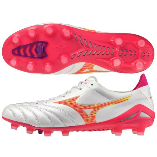 MIZUNO モレリア NEO 4 JAPAN最新テクノロジー×軽量・柔軟・素足感覚変わりすぎない、でも進化を続けていく。素足感覚をさらに研ぎ澄ませたモレリアネオ第4世代モデル。天然皮革がもたらす柔らかなフィット感と軽量性が魅力の1足。中足...