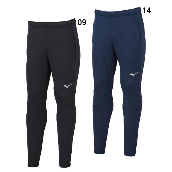 MIZUNO ストレッチニットパンツ(ユニセックス) チームにオススメのストレッチ性に優れたニットW-UPパンツ。■サイズS、M、L、XL、2XL■カラー09：ブラック14：ドレスネイビー■素材本体：ポリエステル87％、ポリウレタン13％脇...