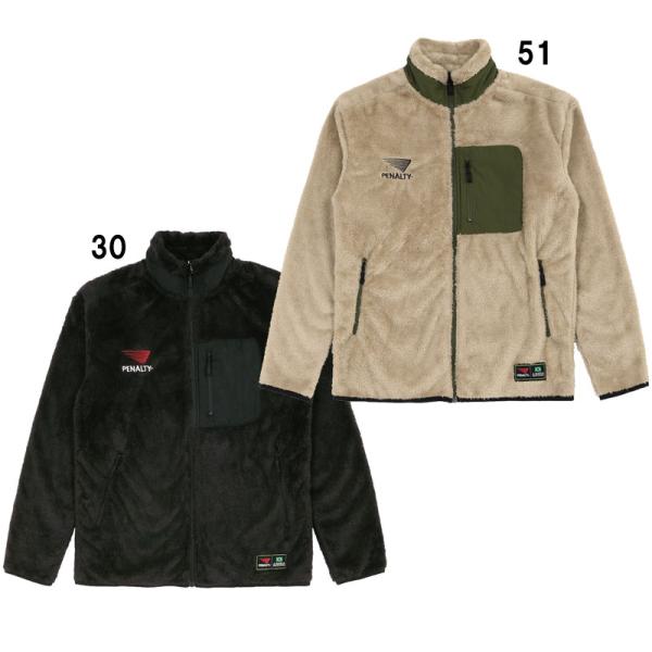penalty フリースジャケット ユニセックス 秋冬 防風 トレーニングウェア90年代のPENALTY黄金期を再構築した「HERITAGEシリーズ」からの展開。前後にロゴを刺繍し、アイコニックなデザインに仕上げた1着。生地には防風性のある...