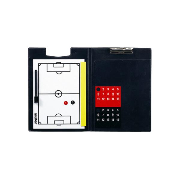バインダー式のコーチ用作戦盤■サイズ/折りたたみ時　32.524cm使用時　32.548cm■マグネットコート■ペン（黒）■メンバー表示用マグネット■番号マグネット（赤、黒各1枚）■日本製