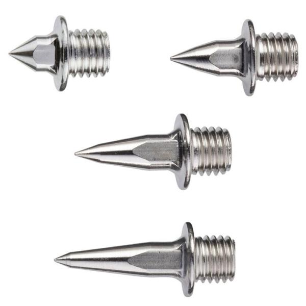 MIZUNO スパイクピン (アンツーカ/トラック用) ピンの本数を16本から18本に変更■素材：金属製（鉄）■カラー：シルバー■サイズ 6mm(長距離・クロスカントリー用)9mm(1500m・3000m障害など中・長距離トラック用)12m...