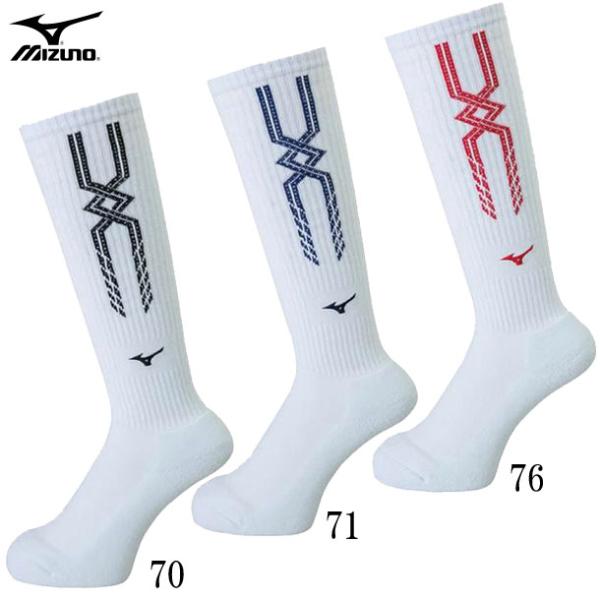MIZUNO ロングソックス[ユニセックス]■素材：綿、アクリル、その他■サイズ：21〜23cm、23〜25cm、25〜27cm※25-27サイズは70：ホワイト×ブラックのみ■カラー：70：ホワイト×ブラック71：ホワイト×ドレスネイビー...
