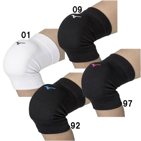 MIZUNO 膝サポーター(パッド有/2個セット)(バレーボール) ジュニアソフト厚型パッドのジュニア2個セットひざサポーターです。（旧品番：V2MY8011）■素材本体：ポリエステル、レーヨン、ゴム、その他パッド：ポリウレタン■サイズフリ...