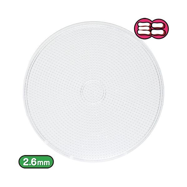 ■ 商品説明 ■ 種類：ミニ（2.6mm）アイロンビーズ用ペグボードサイズ：連結タブ含む 約 14.5 × 14.5cm （50  × 50 ピン）カラー：クリヤー形状：ラージ スクウェア数量：1枚ボードに連結タブがあるので、同じペグボード...