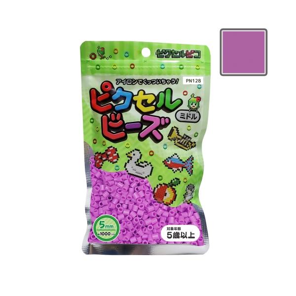 ■ 商品説明 ■ 種類：ピクセルビーズ （5mm） サイズ：直径 5mmカラー：ミルキーグレープ数量：約 1,000粒RGB数値：R:173 G:98 B:164一般的な5mmサイズのビーズと互換性のあるハードタイプのビーズです。形状の変化...