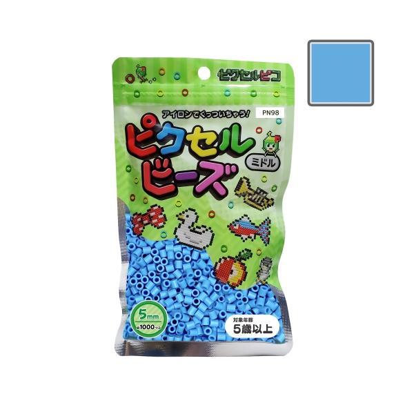 ■ 商品説明 ■ 種類：ピクセルビーズ （5mm） サイズ：直径 5mmカラー：ヒマラヤブルー数量：約 1,000粒RGB数値：R:100 G:172 B:223一般的な5mmサイズのビーズと互換性のあるハードタイプのビーズです。形状の変化...