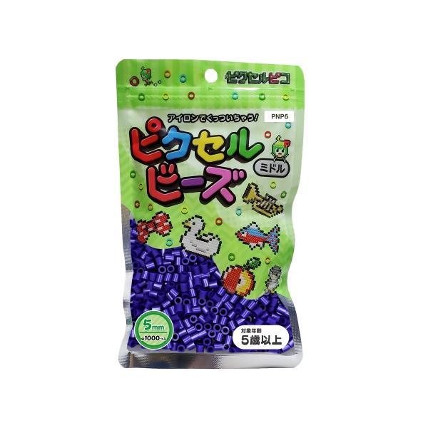 ■ 商品説明 ■ 種類：ピクセルビーズ （5mm）サイズ：直径 5mmカラー：パールブルー数量：約 1,000粒一般的な5mmサイズのビーズと互換性のあるハードタイプのビーズです。形状の変化が少ないため、立体作品の制作にも適しています。フュ...