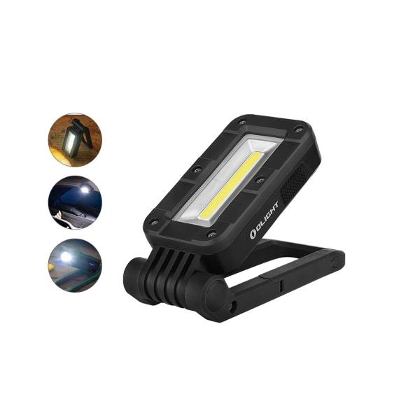 SwivelはCOBとLEDを搭載した、広範囲照射と遠距離照射の切り替えと同時照射が可能な充電式の作業用ライトです。先端部のLEDで、ハンドライトとしても使用できます。COBライトは、180°の角度調節ができるので、対象物に対して最適な角度...