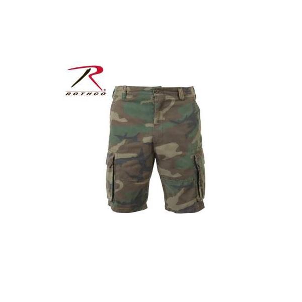 ツイル素材、ビンテージ加工でソフトな履き心地です。・WASHED OUT SHORTS、６ポケット ・55% COTTON、45% POLYESTER◎カラー：ウッドランド、ACUデジタル、シティカモ、タイガーストライプ、Tri-Color...