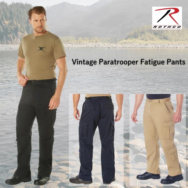 Rothco のヴィンテージ パラトルーパー ファティーグ パンツは単なる BDU ではなく、スタイルと機能性を備えたカーゴ パンツです。非常に柔らかく、耐久性に優れたウォッシュドコットン/ポリツイル素材を使用8 つのカーゴポケットにより、...