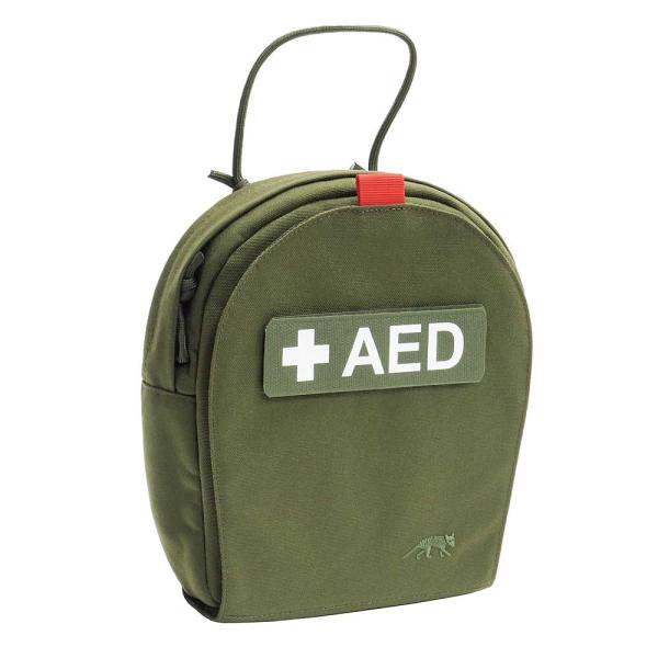 背面にクイックリリースシステムとしてMOLLEスティックを備えたAED（自動体外式除細動器）用の保護ポーチHeartSine PAD500PタイプのAED用MOLLEパネルに取り付け可能キャリーハンドルフロントサイドの面ファスナーパッチ（ル...