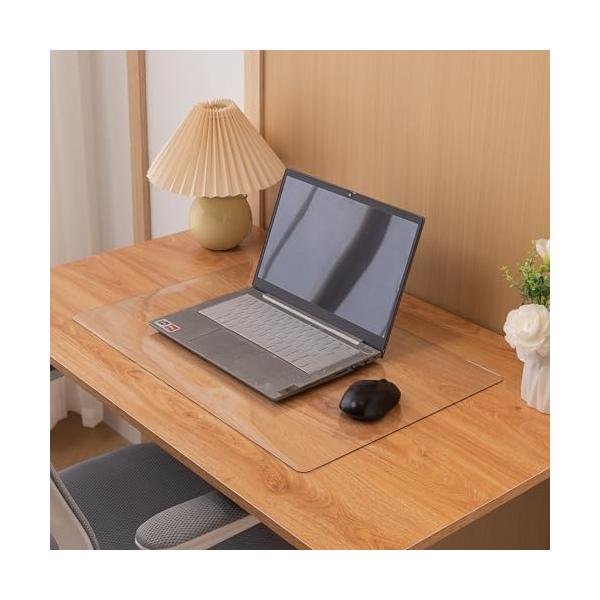 【商品概要】高度に透明 デスクマット：新しい 事務所 学習机 デスクマット 透明 無臭！自宅でもオフィスでも、当社のクリアデスクマットは、テーブルマットの下に写真やカレンダーなど、目の前にあるデスクトップ情報を100％復元することができます...