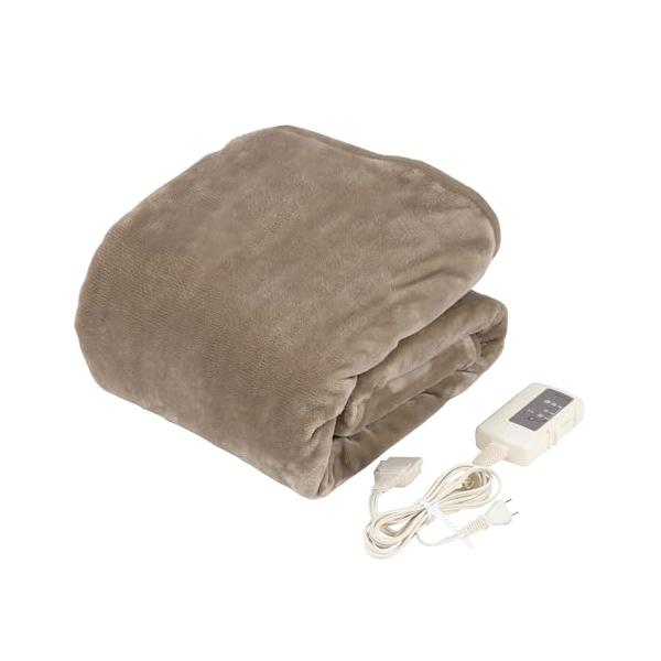 【商品概要】日本メーカーMofua(モフア)電気毛布 掛け敷き兼用(ダブル)：布団の中で使用する電気掛け敷き毛布です。1人でゆったり、お子様やご夫婦2人での使用にもおすすめな大きめサイズです。両面フランネルで、化繊毛布に比べて毛玉ができにく...