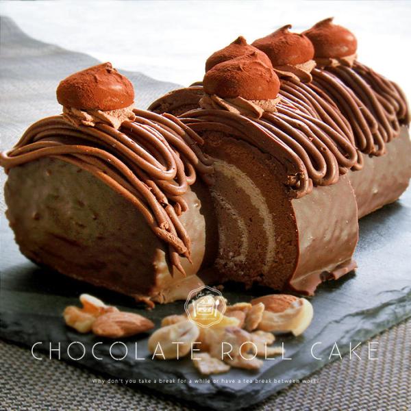 ◆品名「チョコロールケーキ」◆商品紹介高級クーベルチュールチョコレートを使用した贅沢チョコロールケーキ。しっとり濃厚。なめらかなチョコのおいしさを存分に味わってください。◆サイズ約20cm(約4~6人分)◆内容量1個◆賞味期限冷凍180日（...