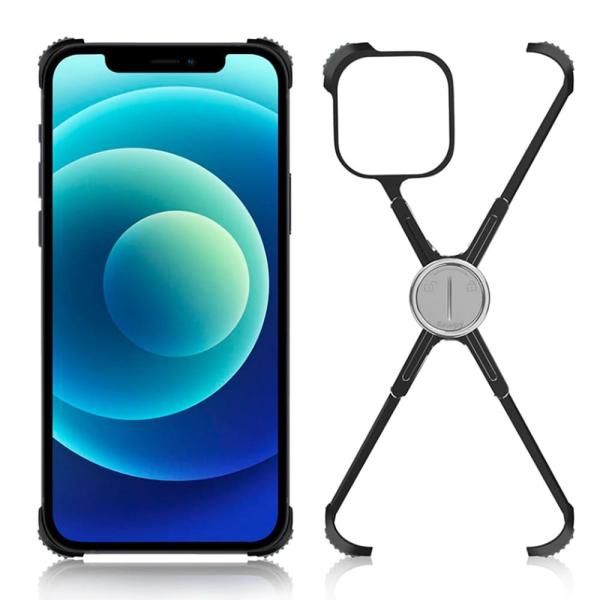 iPhone14、シリーズ対応のX字型保護バンパーです。軽量、薄型で角以外のフレームを省き、ボタン部分が開いたデザインのため、iPhoneの操作感を損ないません。お気に入りのiPhoneの色を隠さずに、4隅や背面、カメラ部分をしっかり守りま...
