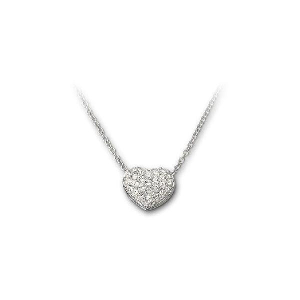 スワロフスキー 『Heart Pendant』です。A true classic in every sense of the word, this heart-shaped pendant sports clear crystal in p...