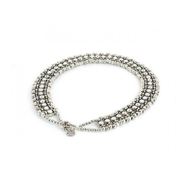 Philippe Audibert『ROSELYNE ネックレス』です。高級感溢れる大人のシルバーチェーンネックレス。スワロフスキーの輝きが首元に華やかさをもたらせます。サイズ: 44.5 ｃｍ★新作から日本未販売品までお客様に可能な限り幅...