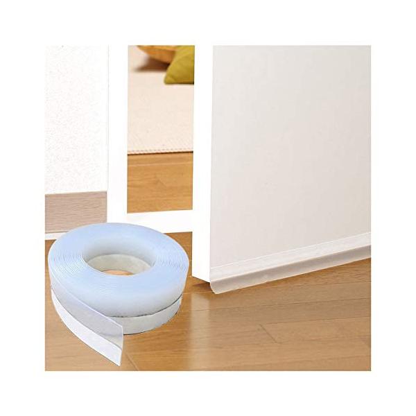 「商品情報」エアコンの冷気を外に逃がさない(窓やドアのすきまから漏れることを防ぐ)ことで、エアコンの効き目をよくして、電力消費を抑えるアイテム窓枠やドア下部に貼るだけで、窓から漏れる冷房の漏れを防ぎ、冷房効率をアップ。騒音抑制：夜がぐっすり...