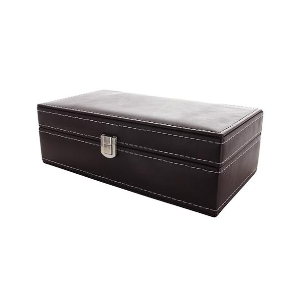 ジュエリーケース ウォッチケース 時計 小物 アクセサリー 指輪 リング コレクションボックス ケース 展示 収納 母の日 父の日 敬老の日《商品説明》素材：表：ポリウレタン、裏：ポリエチレンサイズ：W250×D130×H80ｍｍ重量：63...