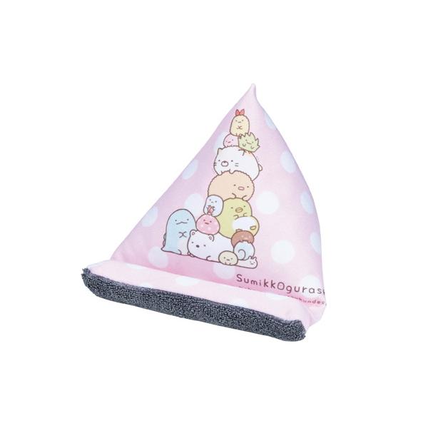 すみっコぐらし メガネスタンド 眼鏡スタンド台 メガネケース リモコン置き 老眼鏡 サングラス スマホ立て《ポイント》メガネ、スマホ、リモコン等のスタンドとしてはもちろん、マイクロファイバー素材でメガネもスマホ・パソコン画面も拭けます！コッ...