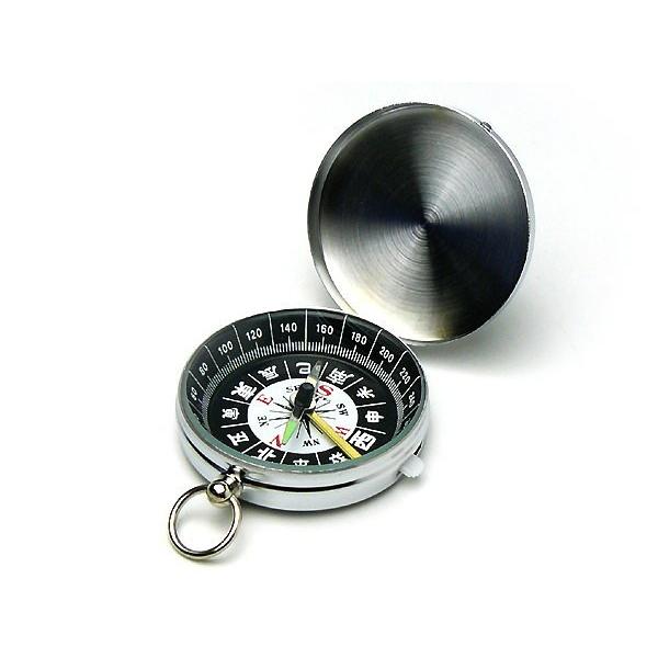 コンパス 方位磁石 方位磁針 和文字表示 蓋付 ステン フタ付 夜光針 ストッパー付 登山 ハイキング 宝探し 風水 開運 家相 吉祥 占い 招運 建築 アウトドア 節分 豆まき 方角 恵方巻 母の日 父の日 敬老の日《ポイント》シンプルな...