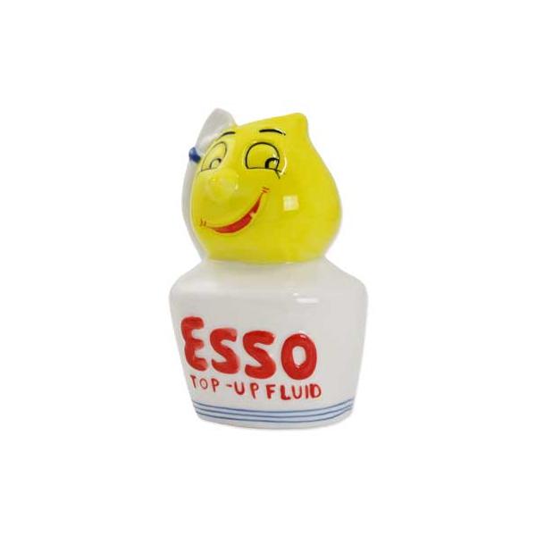 エッソボーイの陶器製フィギュアバンクになります。燃料系オイルで有名なアメリカのオイルブランド、ESSO。マスコットのエッソボーイの陶器製スタチューバンクになります♪お馴染みの敬礼ポーズをするエッソボーイ。味のあるペイントでレトロな雰囲気バツ...