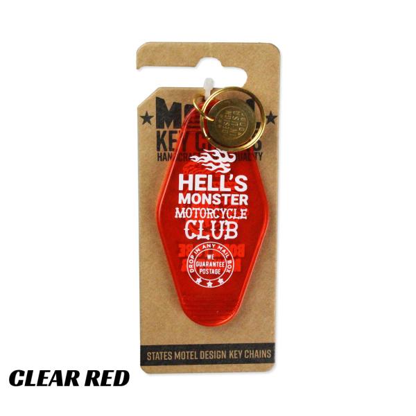 モーテルキーホルダーです。１９６０-８０年、アメリカのモーテルやホテルで使われていたキータグをイメージしたキーホルダー。プリントも当時のホットスタンプ技法を採用し、凹凸がありレトロな経年劣化を楽しめます♪また、真鍮プレートがアクセントになっ...