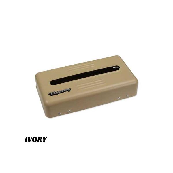 マーキュリーのティッシュケースになります。ミッドセンチュリーな雰囲気でオシャレな雑貨が揃うブランド、MERCURY2WAYで使えるブリキ製ティッシュケースです♪まずこのフォルムですよね、レトロなラインがセクシーでしょう♪ティッシュの生活感を...