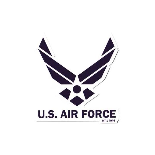 １００円ステッカーになります。１００円（税抜）で楽しめるオシャレなステッカーシリーズ！デザイン＆品質に拘った当店オススメのステッカーです♪コチラは「アメリカ空軍」エンブレム＆ロゴ。ミリタリーの代名詞、USエアフォースの現行エンブレム！屋内外...
