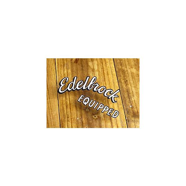 　エーデルブロック(Edelbrock）のステッカーです。愛車のステッカーチューンに！エーデルブロック社はキャブレターやシリンダーヘッドを製造するメーカーになります。エンジン周りのパーツですね。デザインのロゴは旧タイプのロゴを採用。裏貼りタ...