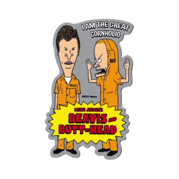 ビーバス・アンド・バットヘッドのステッカーになります。９０年代にMTVに登場したブラックコメディアニメ、Beavis and Butt-Head。冒頭に「絶対に真似をしないでね」なんてナレーションが入ってましたね！こちらは「肛門マン」になっ...