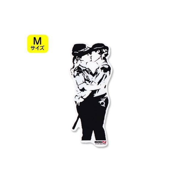 バンクシーのステッカーになります。正体不明のストリートアーティスト、バンクシー（BANKSY）。社会風刺をテーマにしたメッセージ性の強いアートで知られてますね！突如現れ、ゲリラ的手法で描き去る、芸術テロリスト。そんな謎多きバンクシーデザイン...