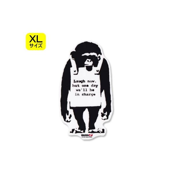 バンクシーのステッカーになります。正体不明のストリートアーティスト、バンクシー（BANKSY）。社会風刺をテーマにしたメッセージ性の強いアートで知られてますね！突如現れ、ゲリラ的手法で描き去る、芸術テロリスト。そんな謎多きバンクシーデザイン...