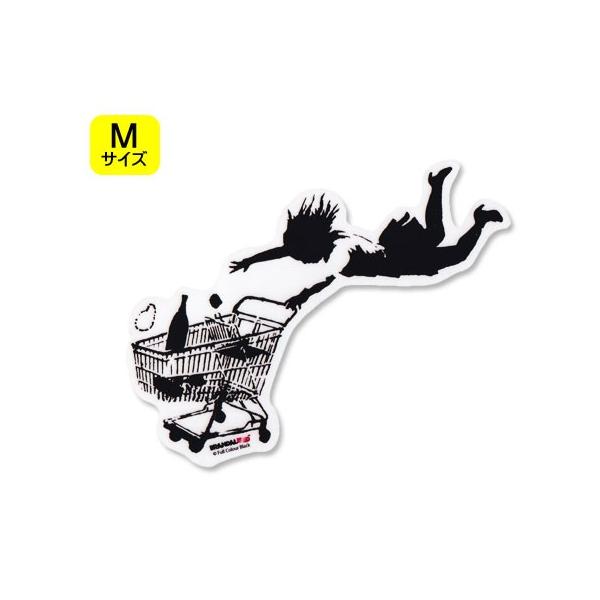 バンクシーのステッカーになります。正体不明のストリートアーティスト、バンクシー（BANKSY）。社会風刺をテーマにしたメッセージ性の強いアートで知られてますね！突如現れ、ゲリラ的手法で描き去る、芸術テロリスト。そんな謎多きバンクシーデザイン...