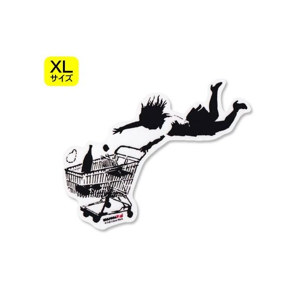 バンクシーのステッカーになります。正体不明のストリートアーティスト、バンクシー（BANKSY）。社会風刺をテーマにしたメッセージ性の強いアートで知られてますね！突如現れ、ゲリラ的手法で描き去る、芸術テロリスト。そんな謎多きバンクシーデザイン...